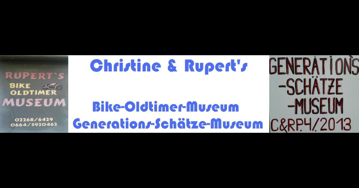 Christine & Rupert‘s Bike-Oldtimer-Museum | Oldtimer Guide